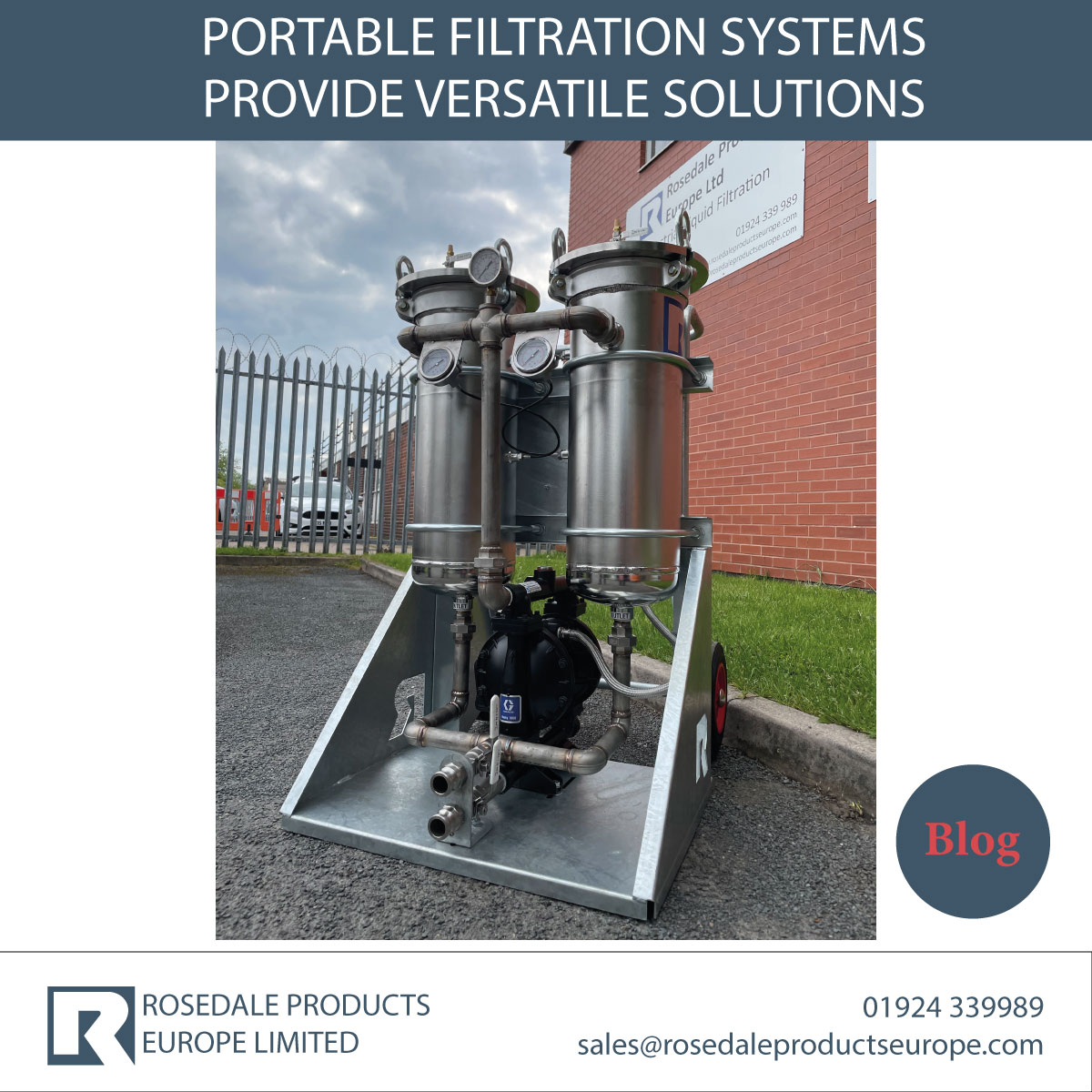 Portable Filtration Systems provide versatile solutions - Rosedale