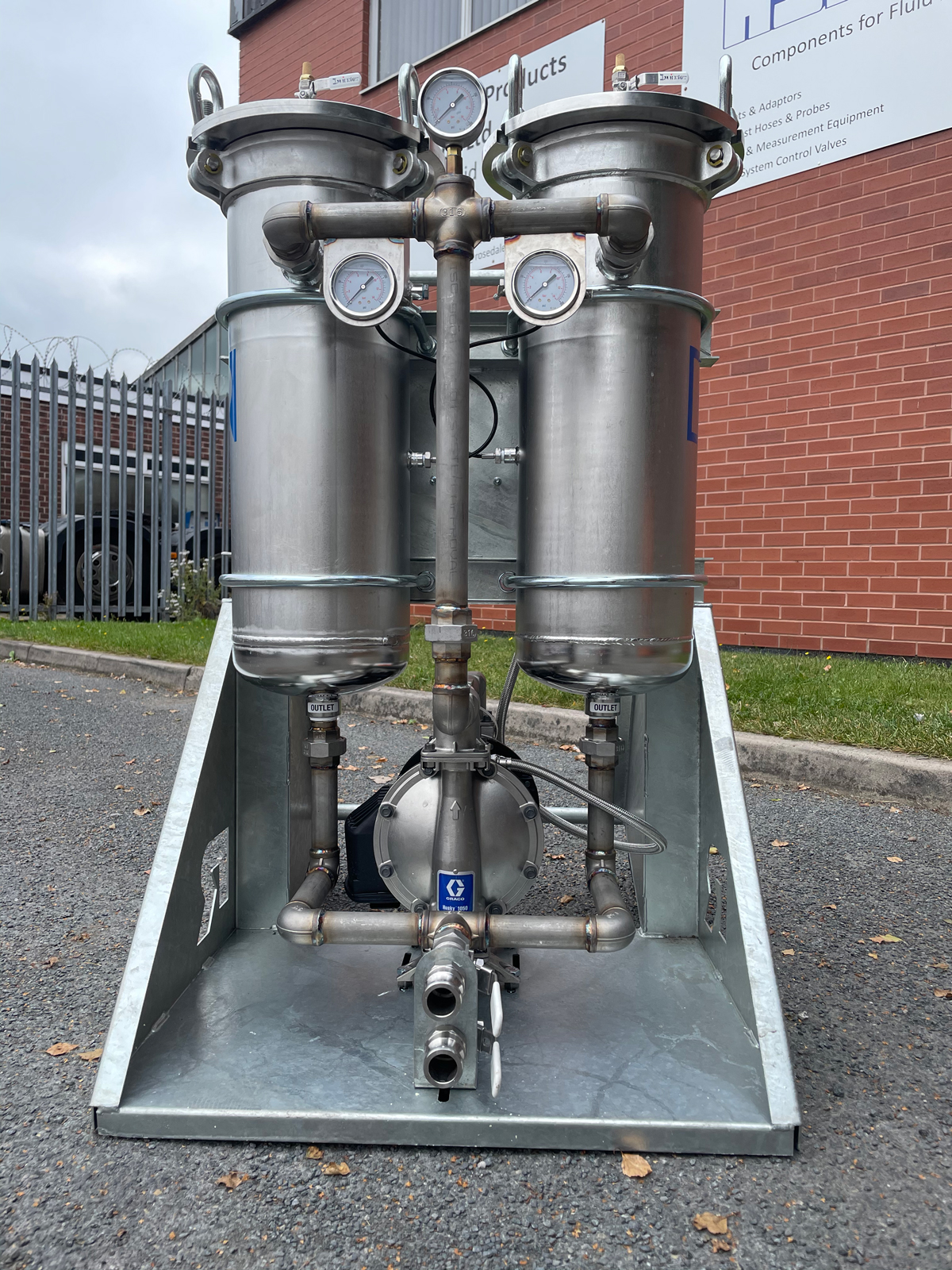 Stainless Steel Filtration upgrade for Chemical Company - Rosedale